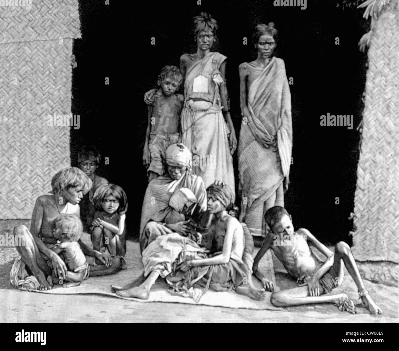 India 1900 famine hi-res stock photography and images - Alamy