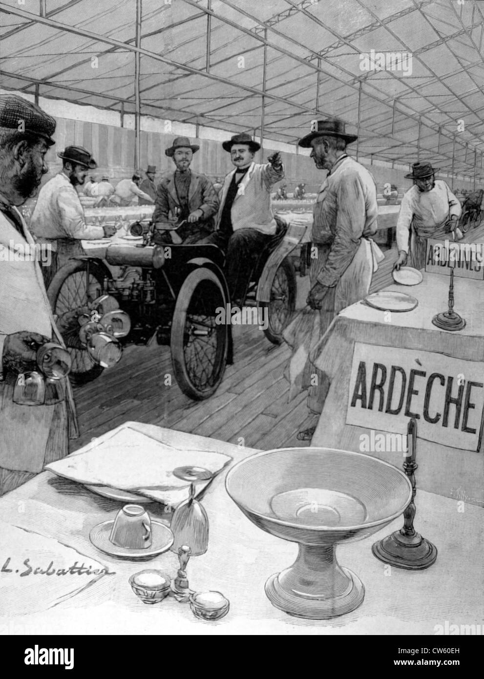 In Paris, the banquet of the 22,000 mayors of France (1900 Stock Photo ...