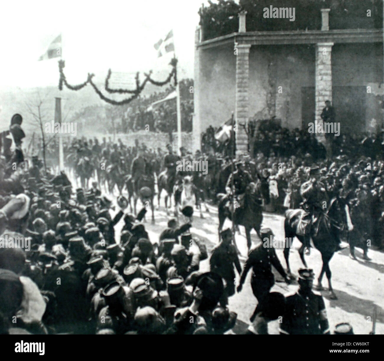 The solemn entry of the diadoch constantine into janina hi-res stock ...