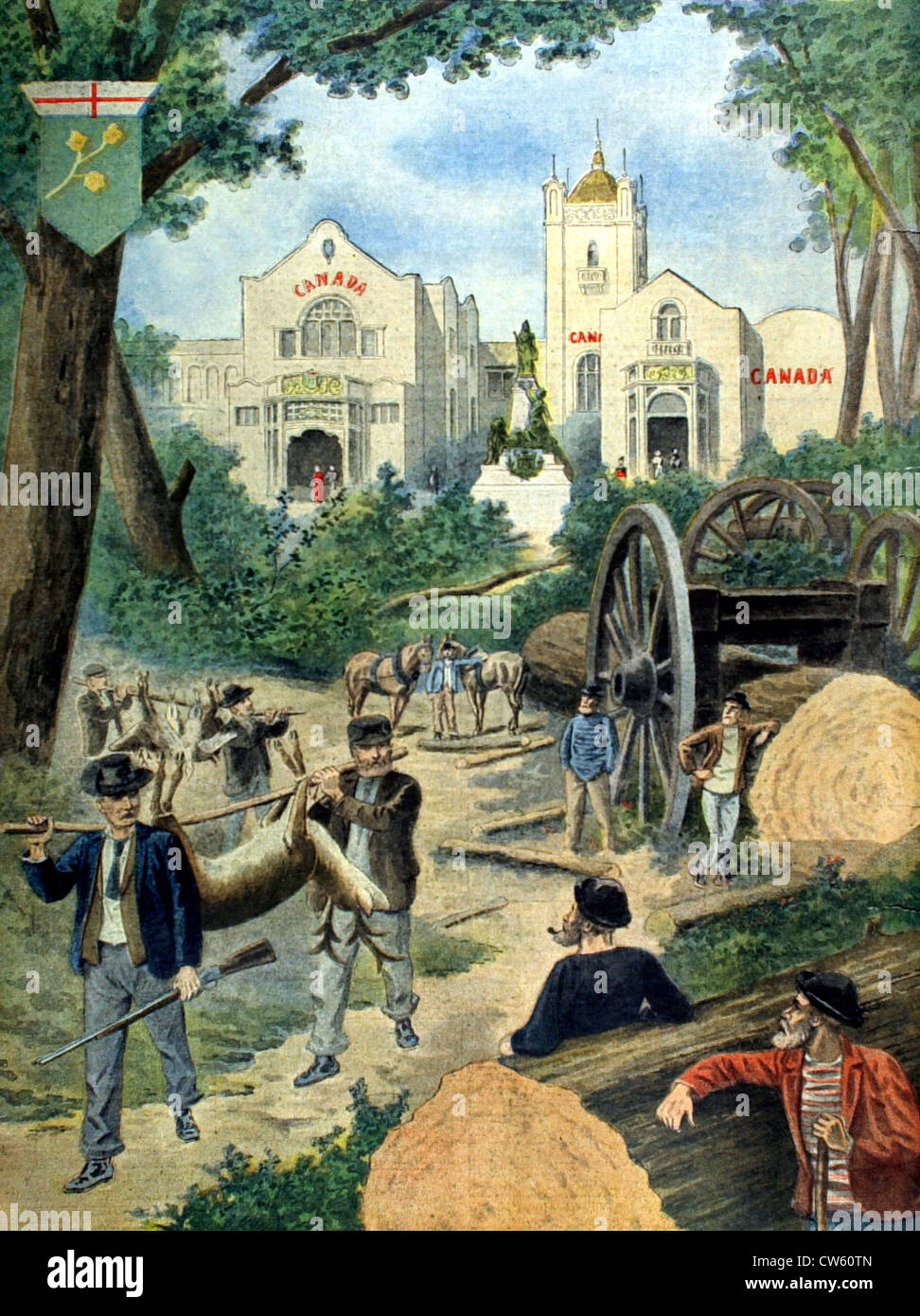 Paris World's Fair: Canadian Pavilion (1900 Stock Photo - Alamy