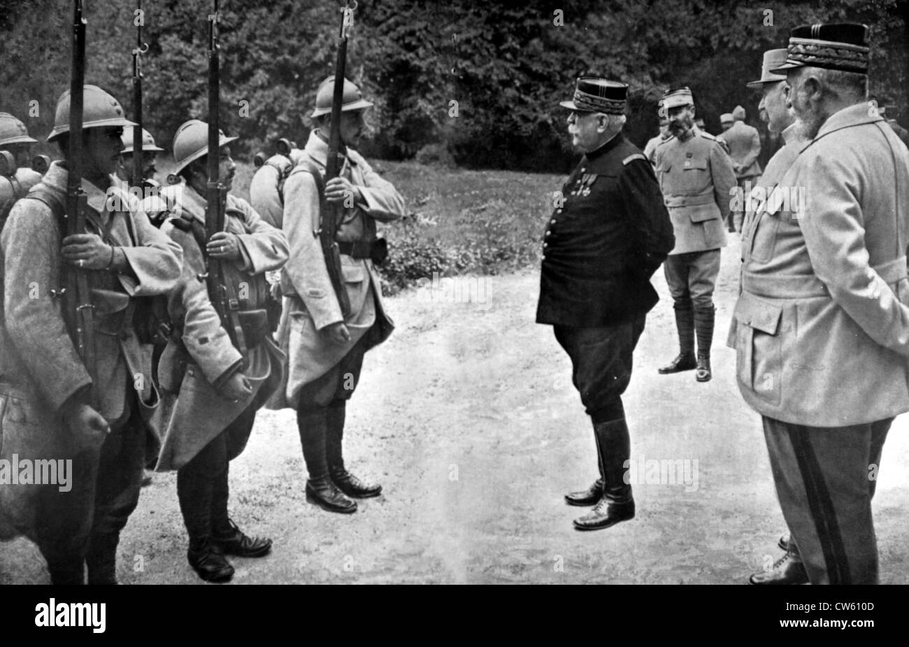 World War I. On the eve of the Champagne offensive, General Joffre ...