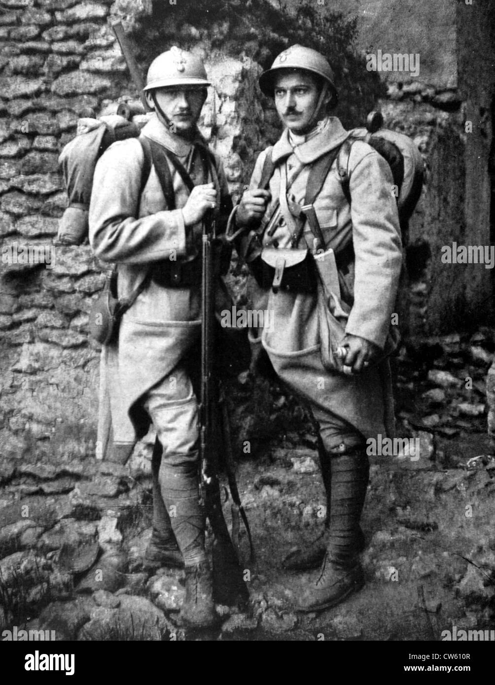 World War I. Rifleman and grenadier (1915 Stock Photo - Alamy