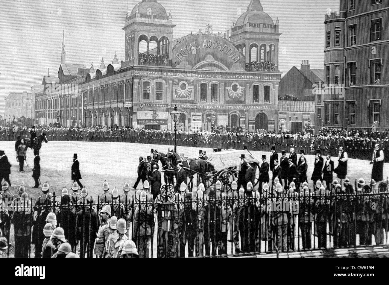 In London, Gladstone's funeral at Westminster (1898 Stock Photo - Alamy