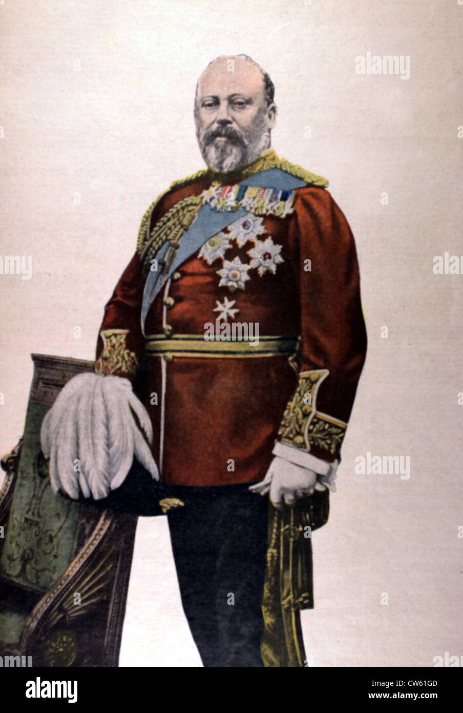 Portrait of King Edward VII (1902 Stock Photo - Alamy
