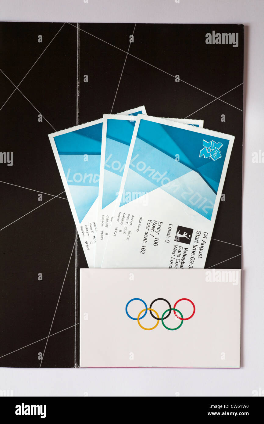 Olympic tickets hi-res stock photography and images - Alamy