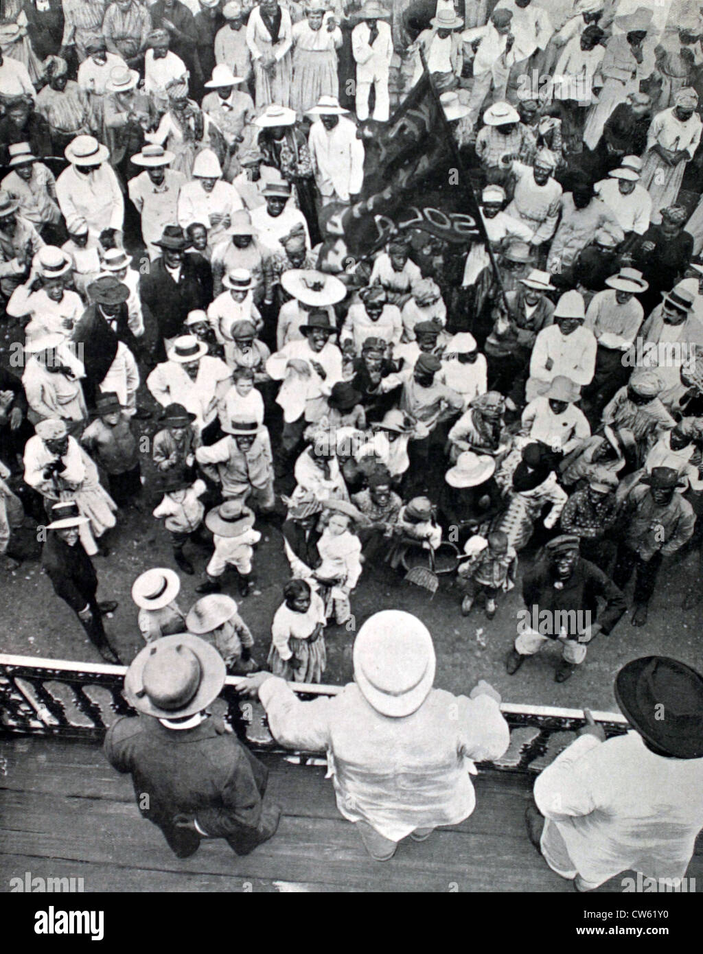 Haranguing electors from his balcony hi-res stock photography and ...