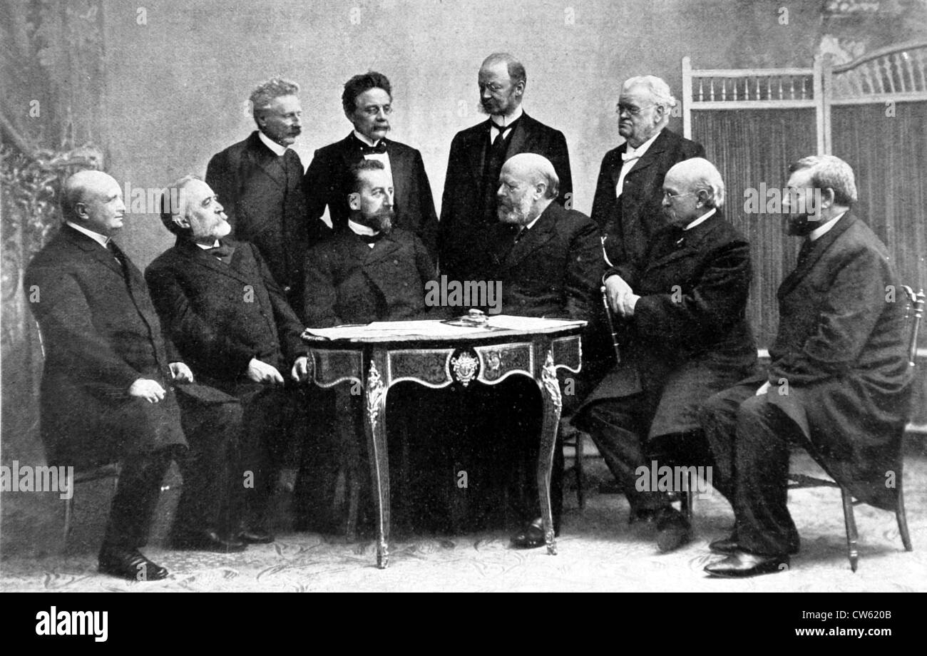 Members of the provisory government upon separation of Norway from ...