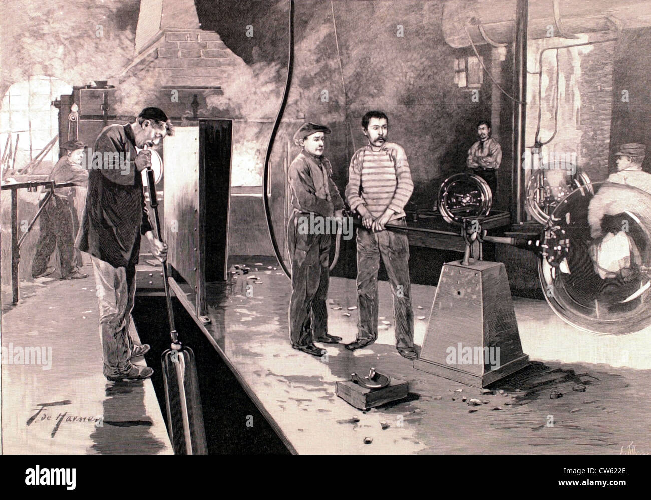 Glass blowing at glassworks hi-res stock photography and images - Alamy