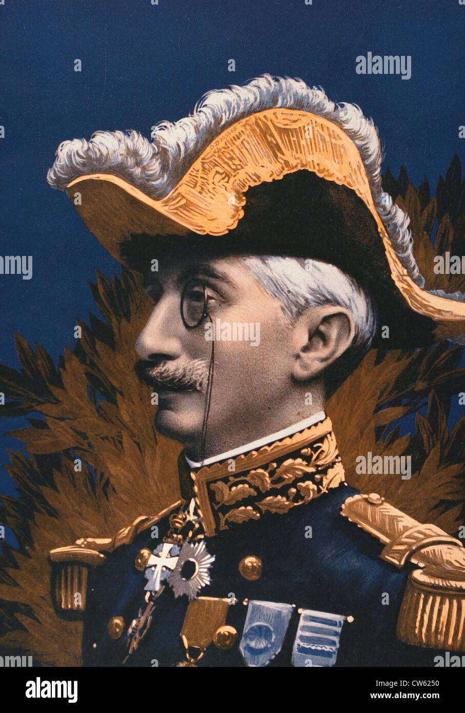 Portrait of General Herr, in "Le pays de France", 3-23-1916 Stock Photo ...