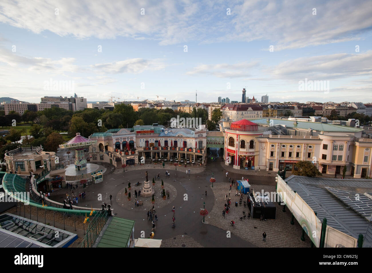Prater amusement park in Vienna Stock Photo - Alamy