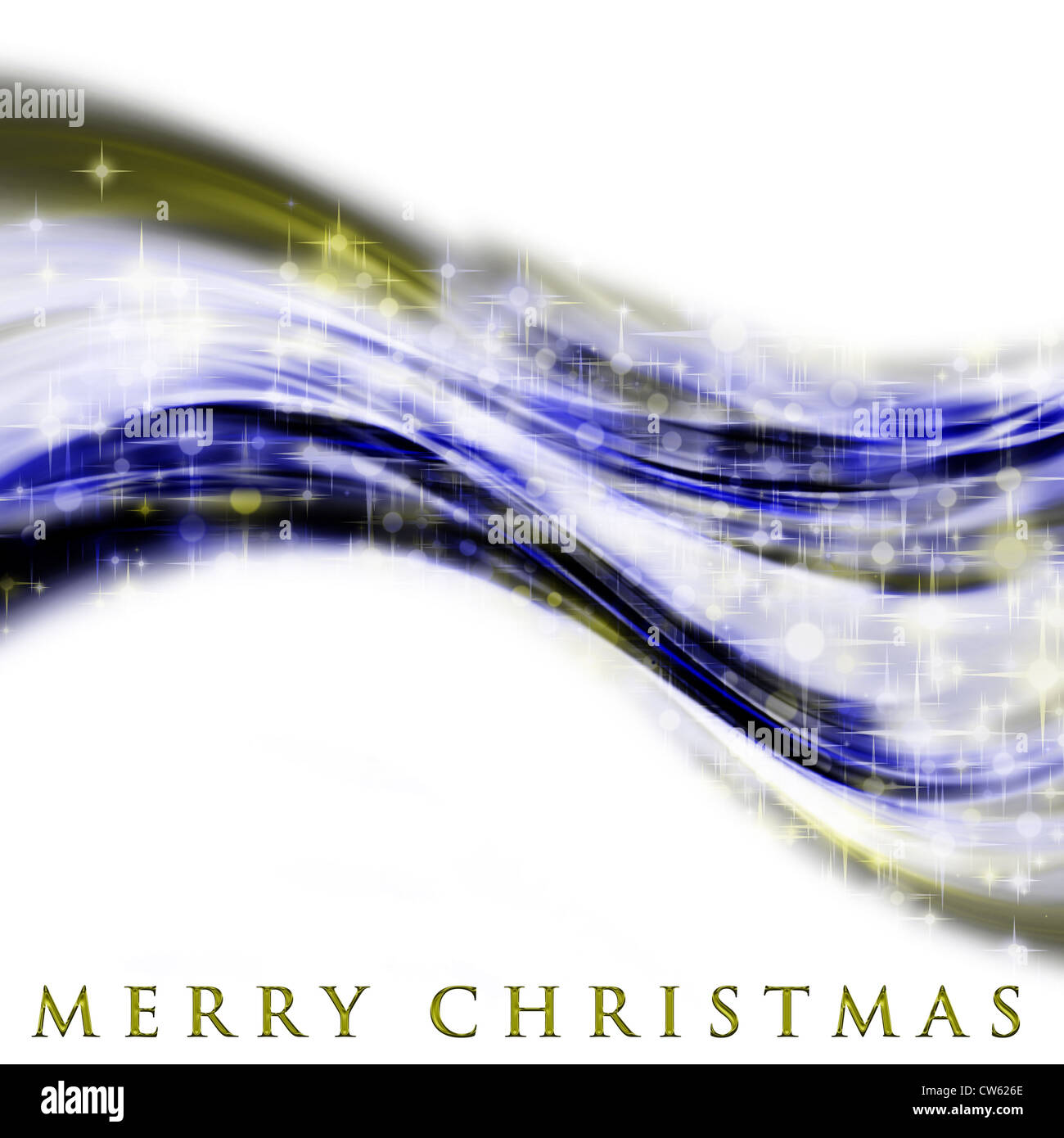 Fantastic Christmas wave design with glowing stars Stock Photo - Alamy