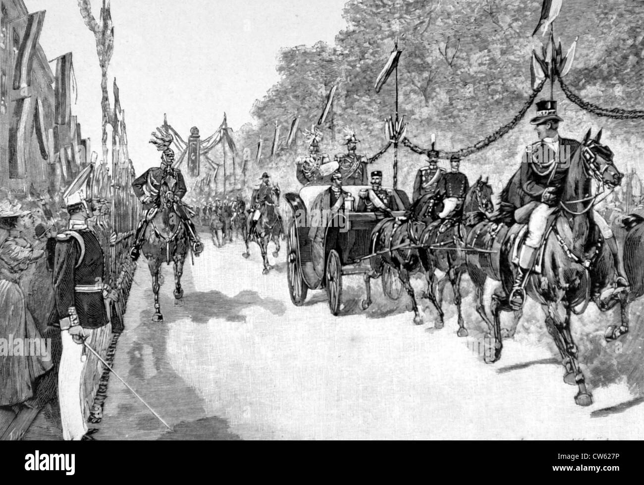 Czar of Russia Nicholas II in Breslau, in 1896 Stock Photo - Alamy