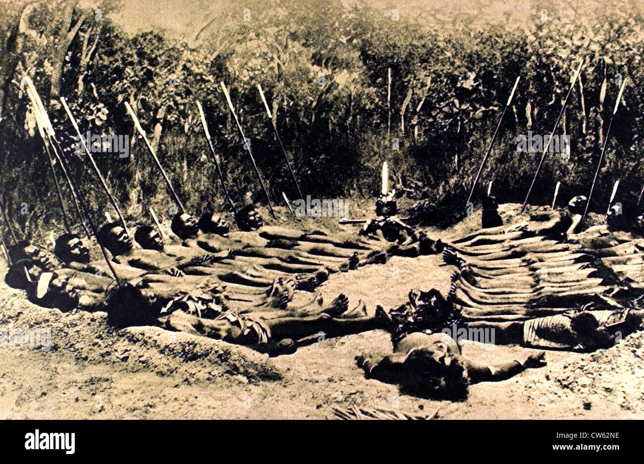 Native ceremony giving adolescents the dignity of a man (initiation ...