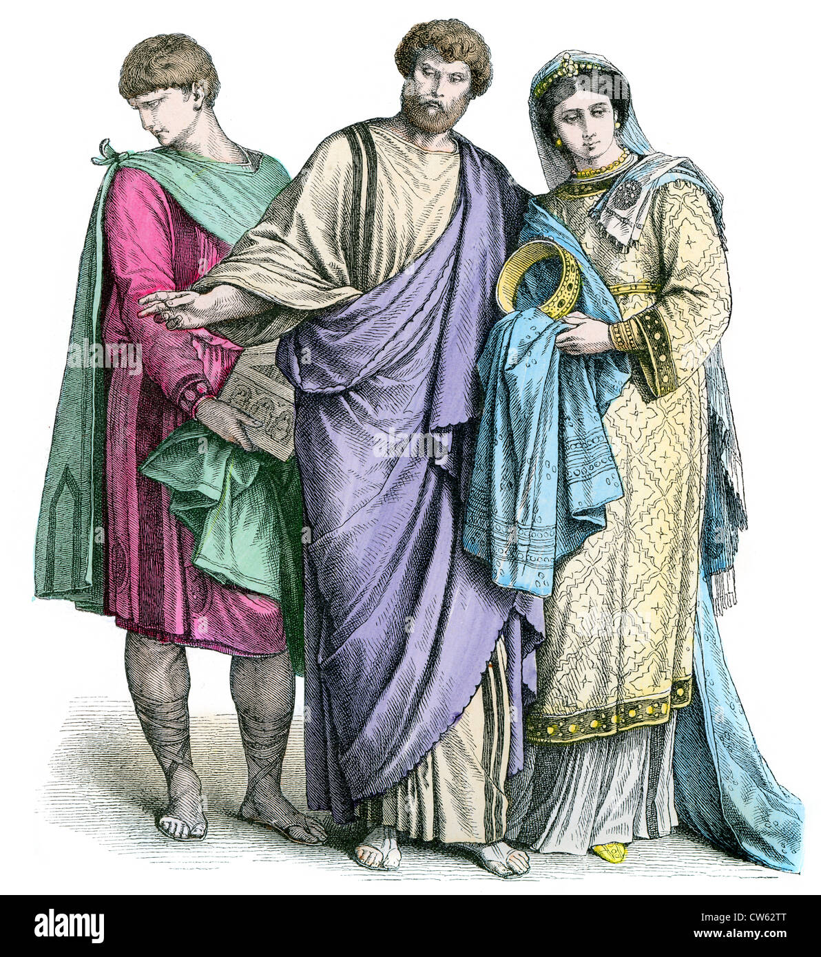 Early Christians from the 4th to 6th Century period Stock Photo - Alamy