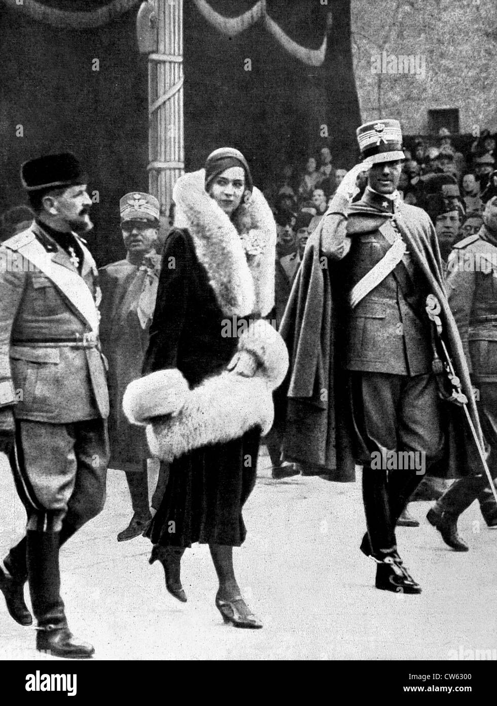 Princess Maria Jose and Prince Humbert attending the March 22 ...