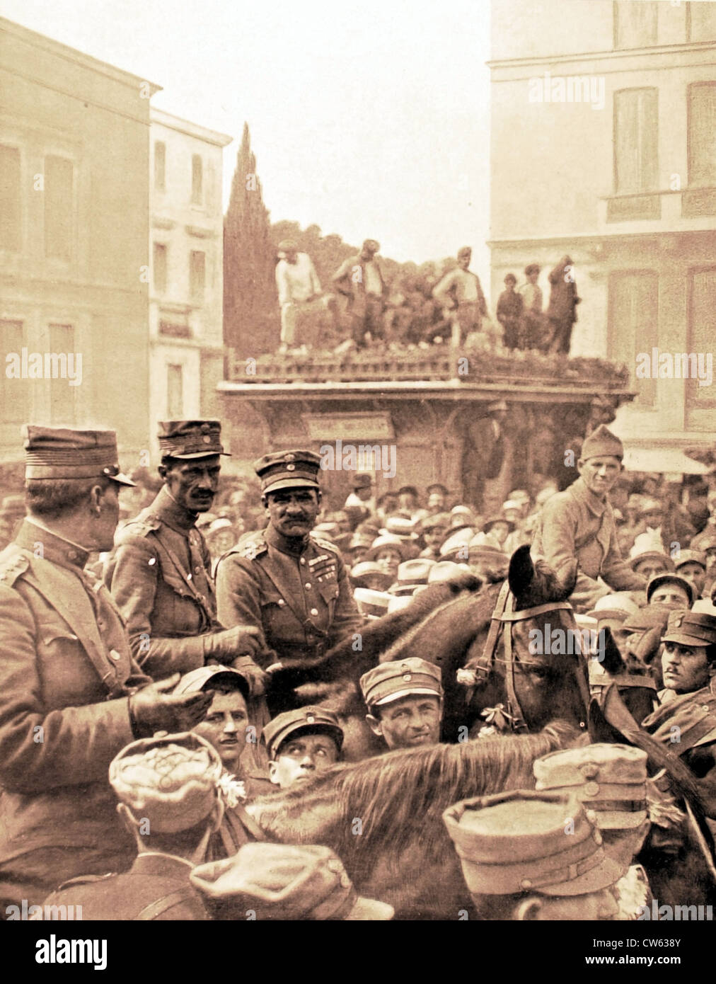 Military coup in Athens (1922 Stock Photo - Alamy