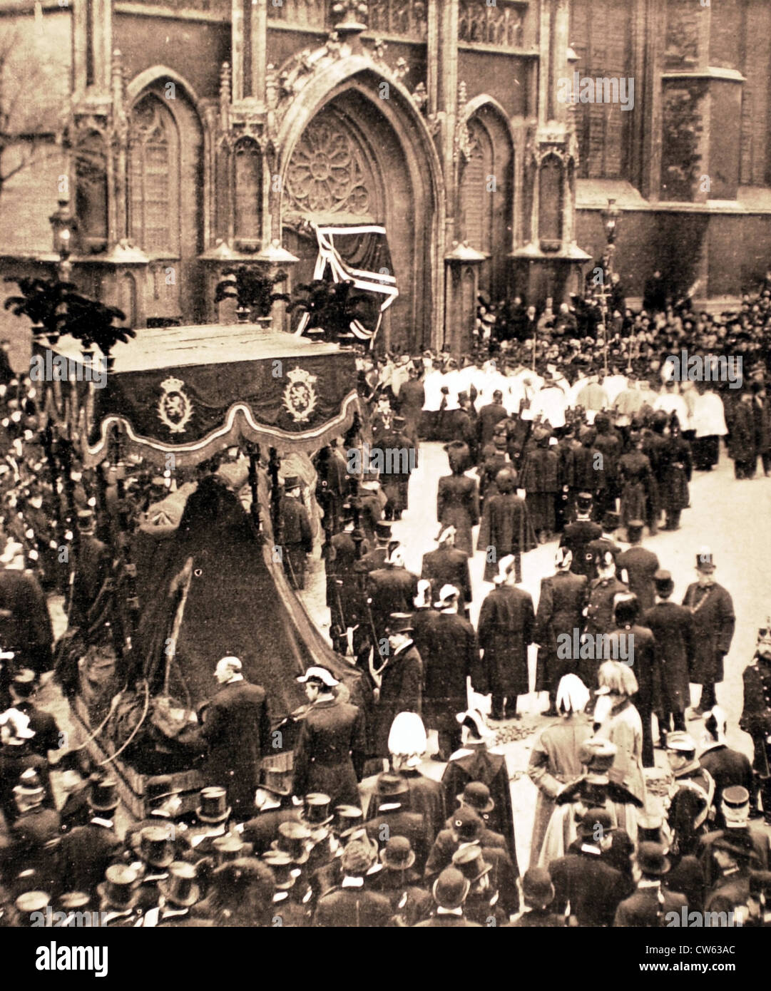 Funeral of King Leopold II of Belgium (1909 Stock Photo - Alamy