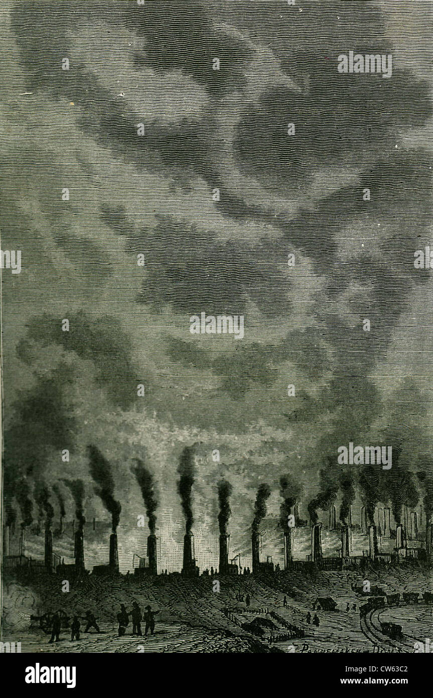 Jules Verne, 'From the Earth to the Moon': Foundry for the rocket ...