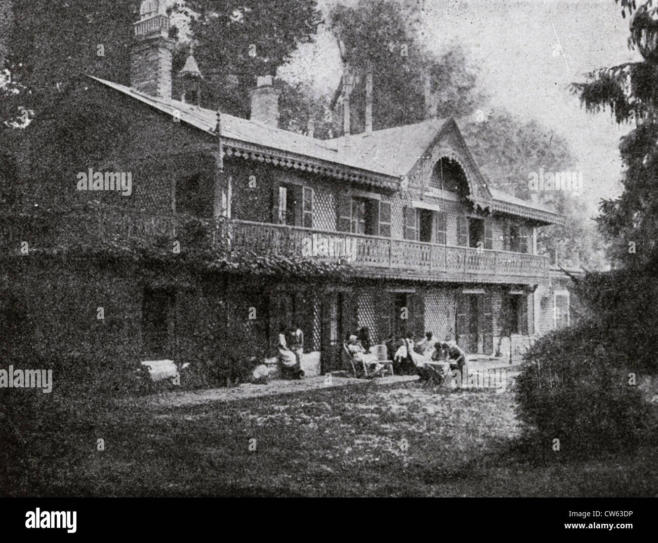 House at a school farm Stock Photo - Alamy