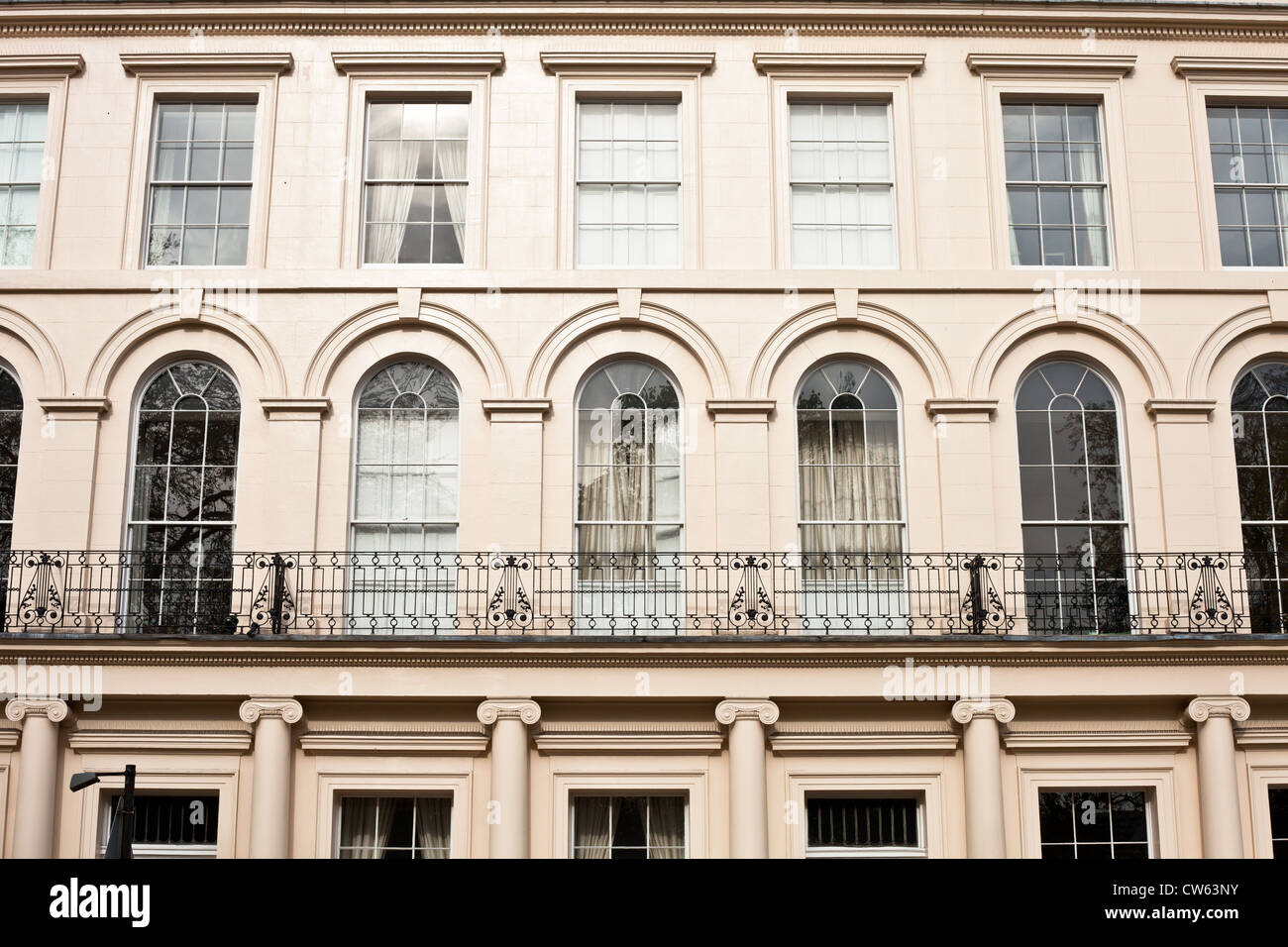 Detailed image of regency town houses in the Regent's Park area of ...