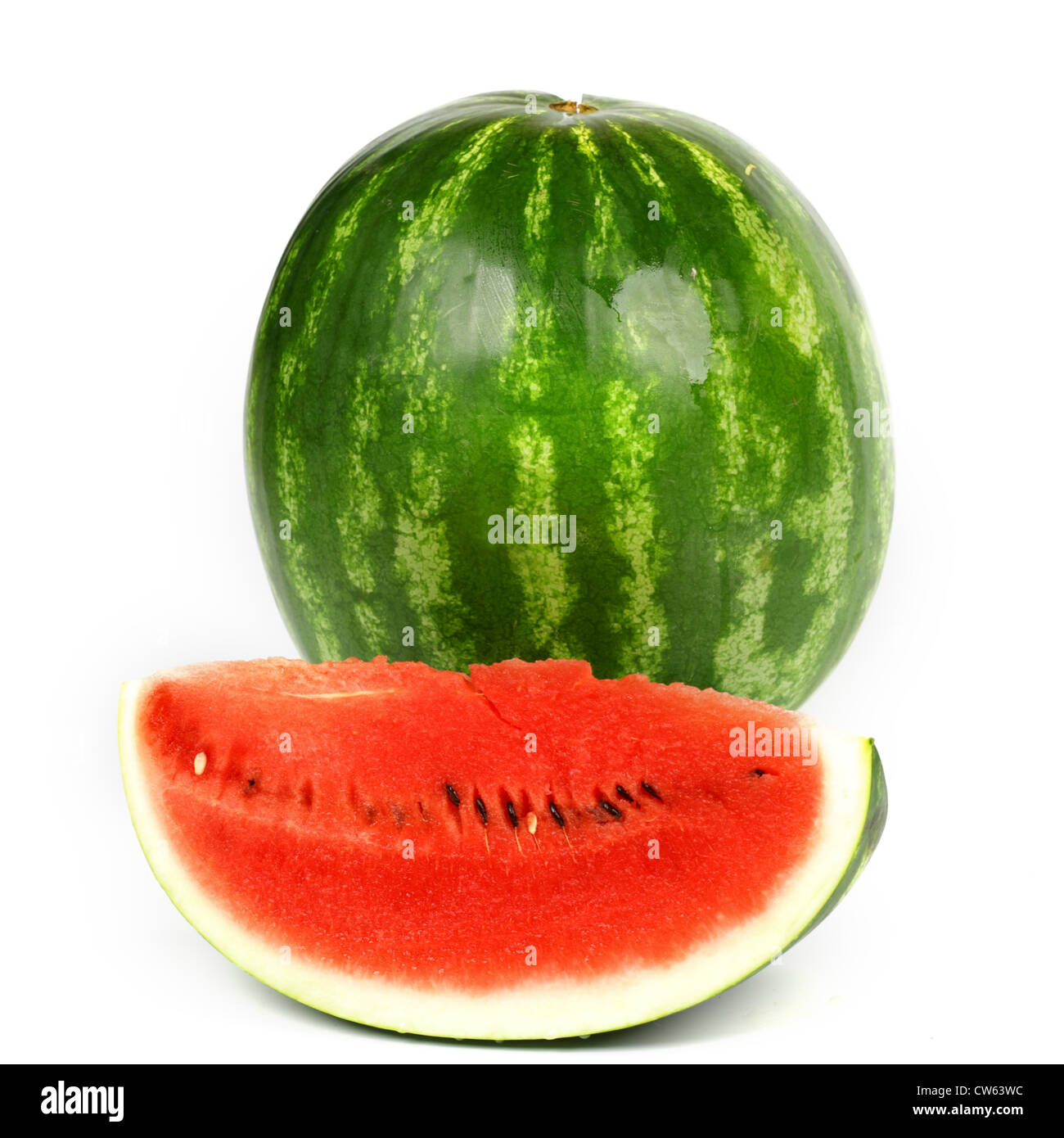 watermelon slice isolated on white Stock Photo - Alamy