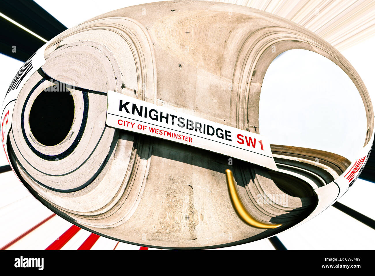 Warped sign hi-res stock photography and images - Alamy