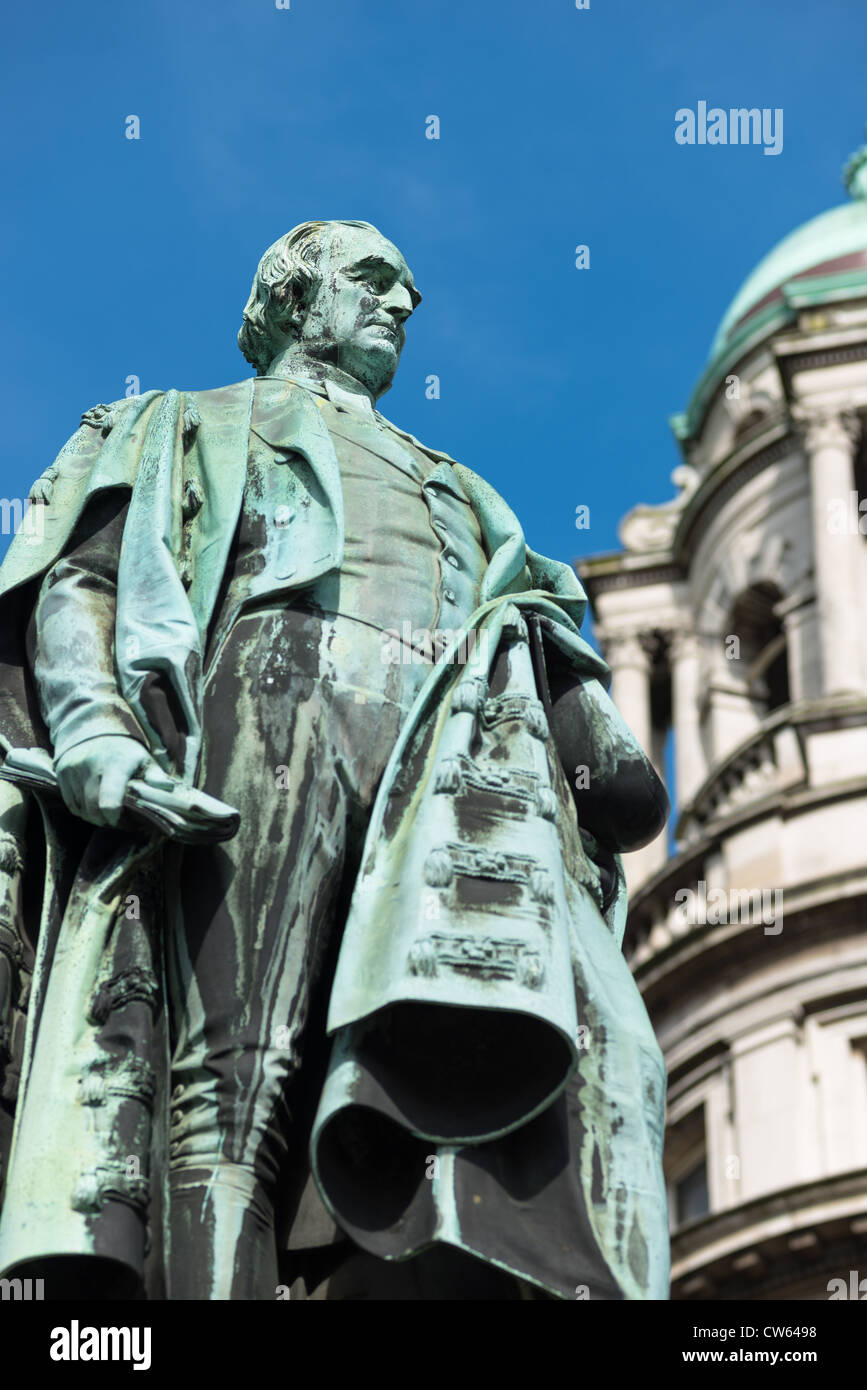 Statue of Dr Henry Cooke in the area known as The Black Man in front of ...