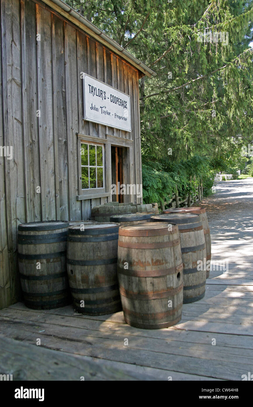 Barrel Makers Shop at Pioneer Village; Black Creek Pioneer Village;19th ...