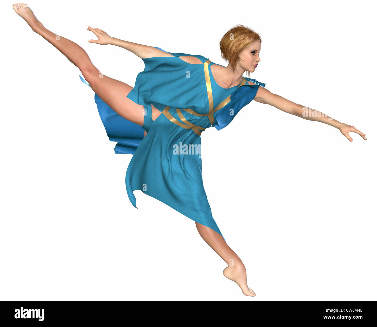 Dancer barefoot Cut Out Stock Images & Pictures - Alamy