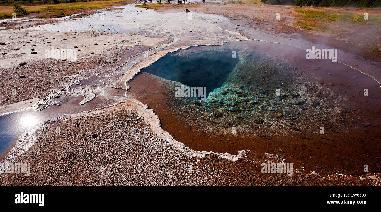Geyser area, Iceland Stock Photo - Alamy