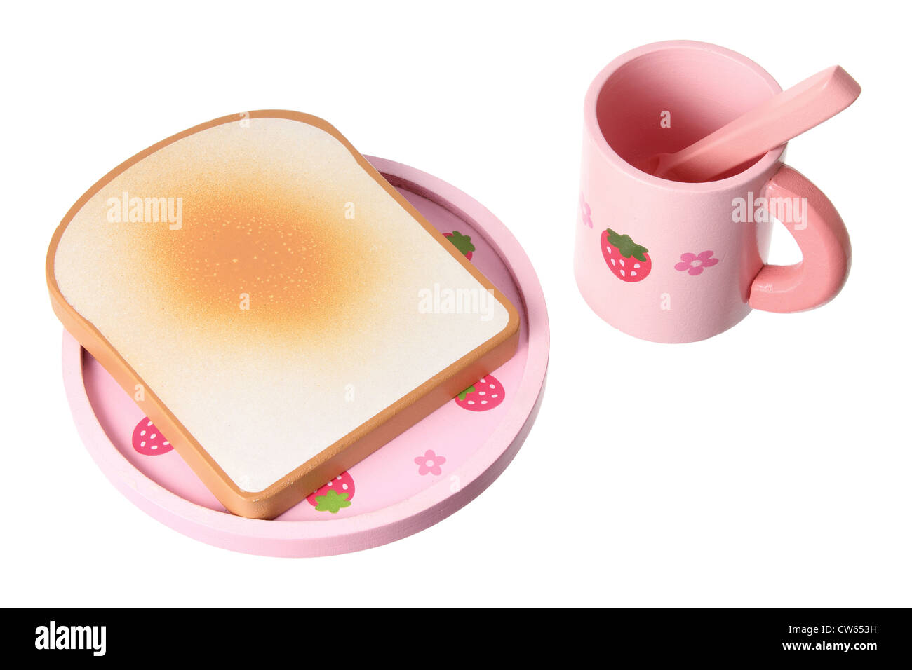 Wooden Toy Breakfast Set Stock Photo - Alamy