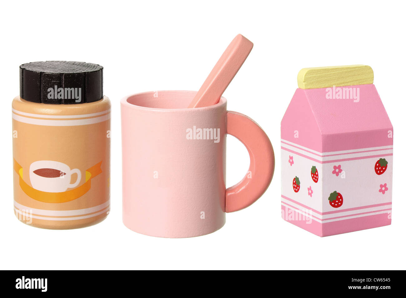 Wooden Toy Breakfast Set Stock Photo - Alamy