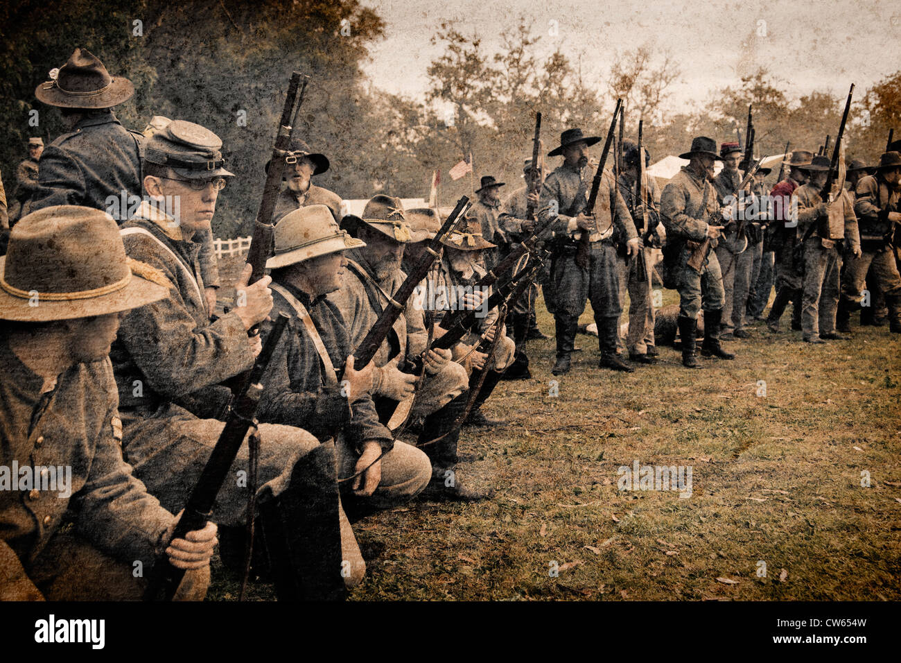 American Civil War Reenactment Stock Photo - Alamy