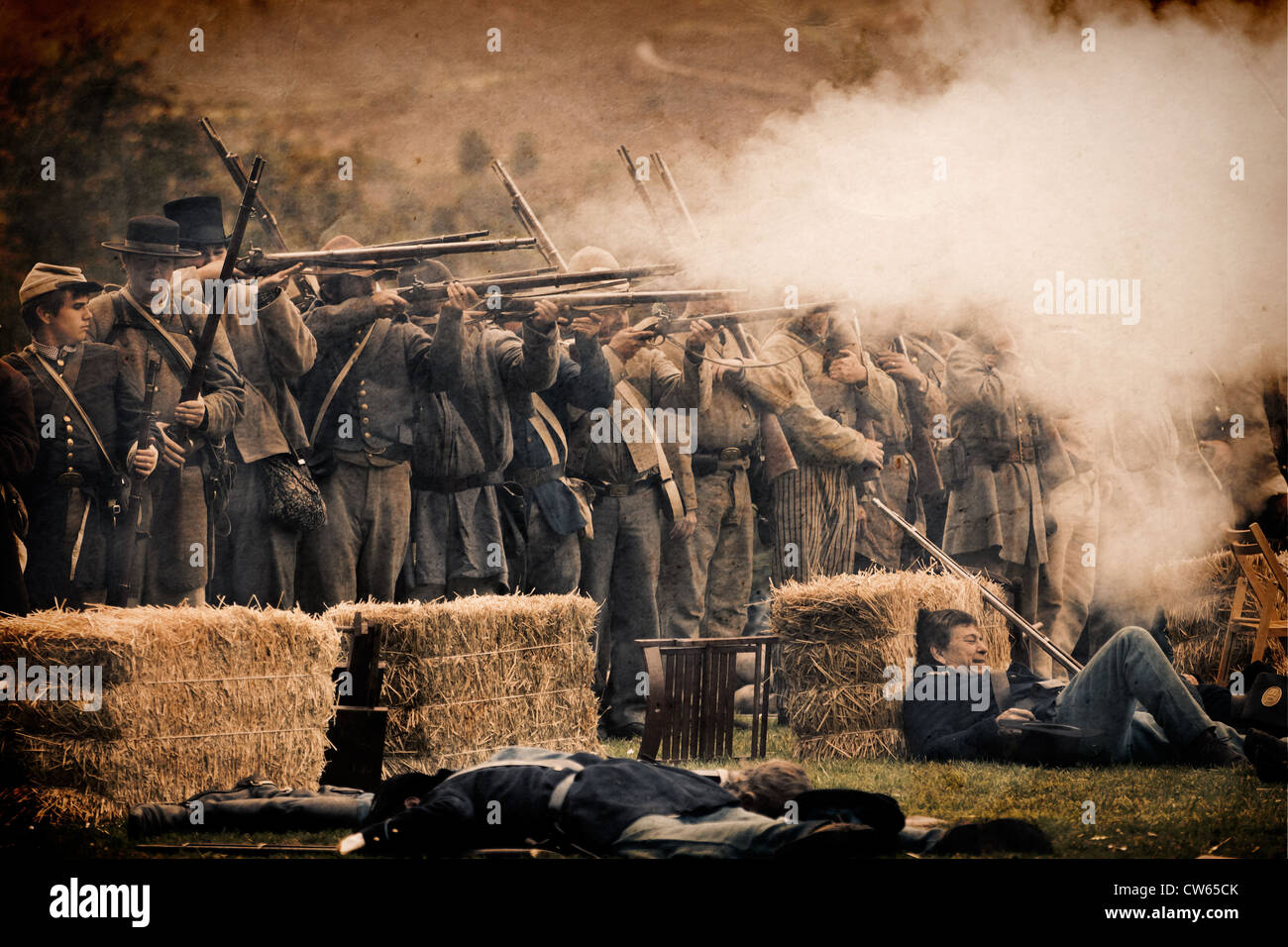 American Civil War Reenactment Stock Photo - Alamy