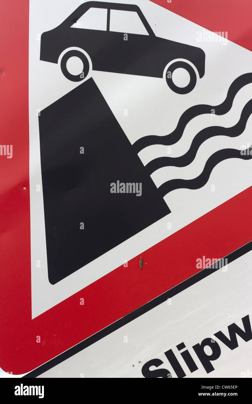 Ferry slipway sign Stock Photo - Alamy