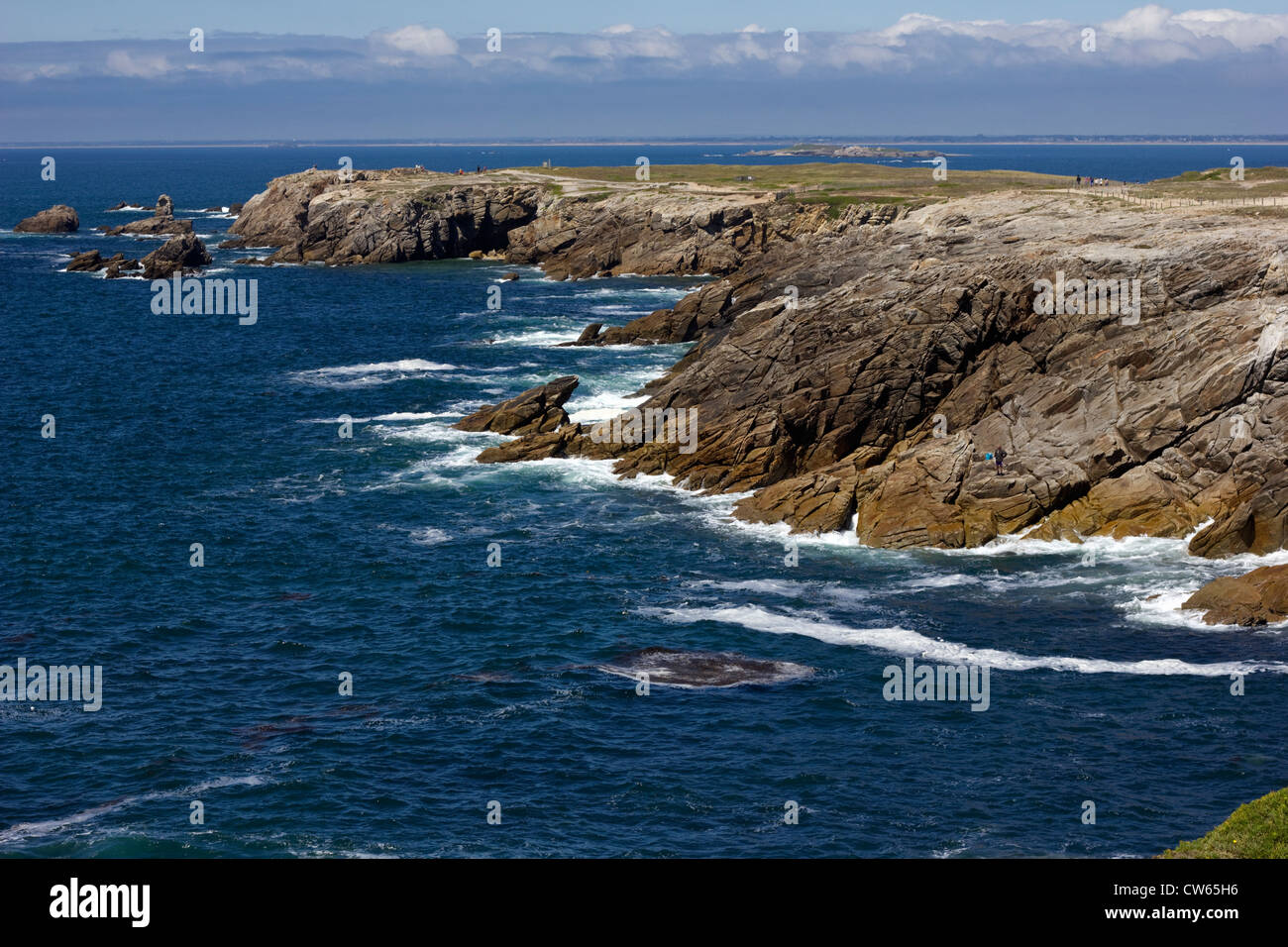 Headland near Saint Pierre Quiberon in Brittany Stock Photo - Alamy