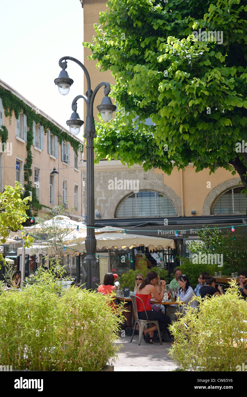 Small pizzeria on Place Thiars, Marseille, Bouches-du-Rhône Department ...