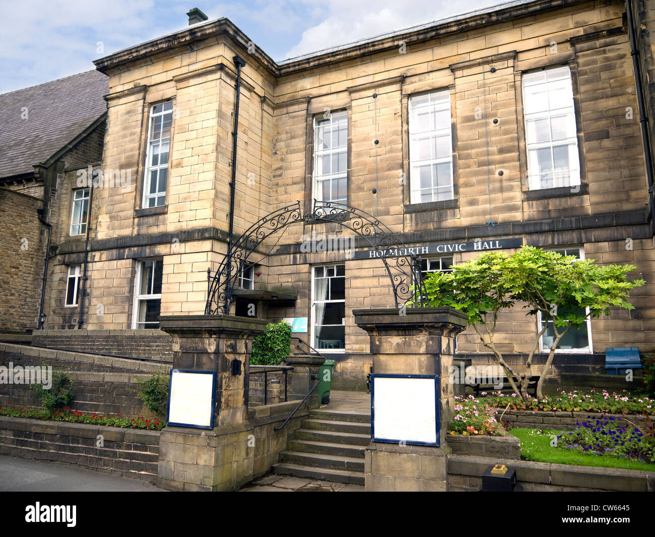 The Civic Hall in Holmfirth, the Last of the Summer Wine Country in ...