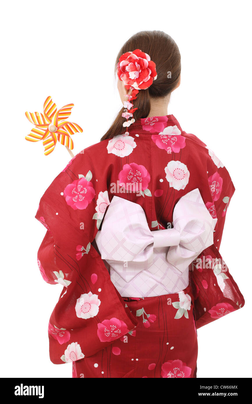 Back view of young asian woman Stock Photo - Alamy