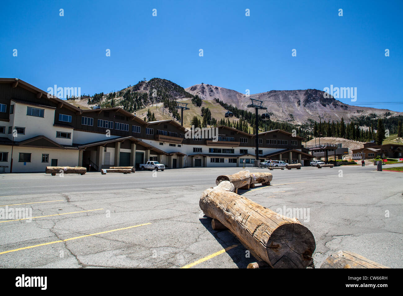 Mammoth Mountain in Mammoth Lakes California in August of 2012 Stock ...
