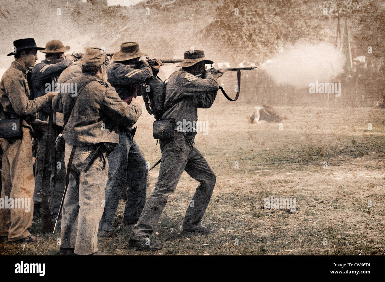 American Civil War Reenactment Stock Photo - Alamy