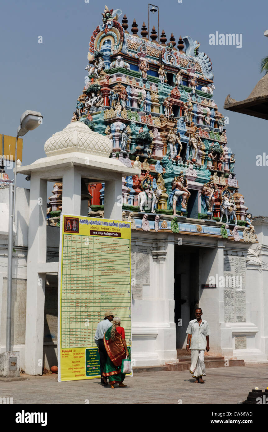 Kapaleeshwarar temple hi-res stock photography and images - Alamy
