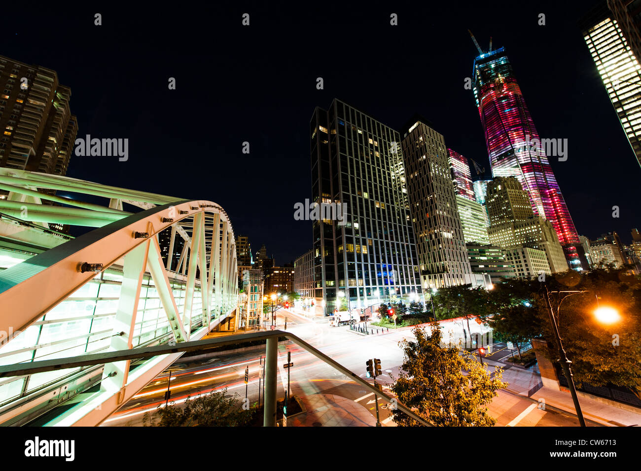 West Street, Battery Park in New York Stock Photo - Alamy