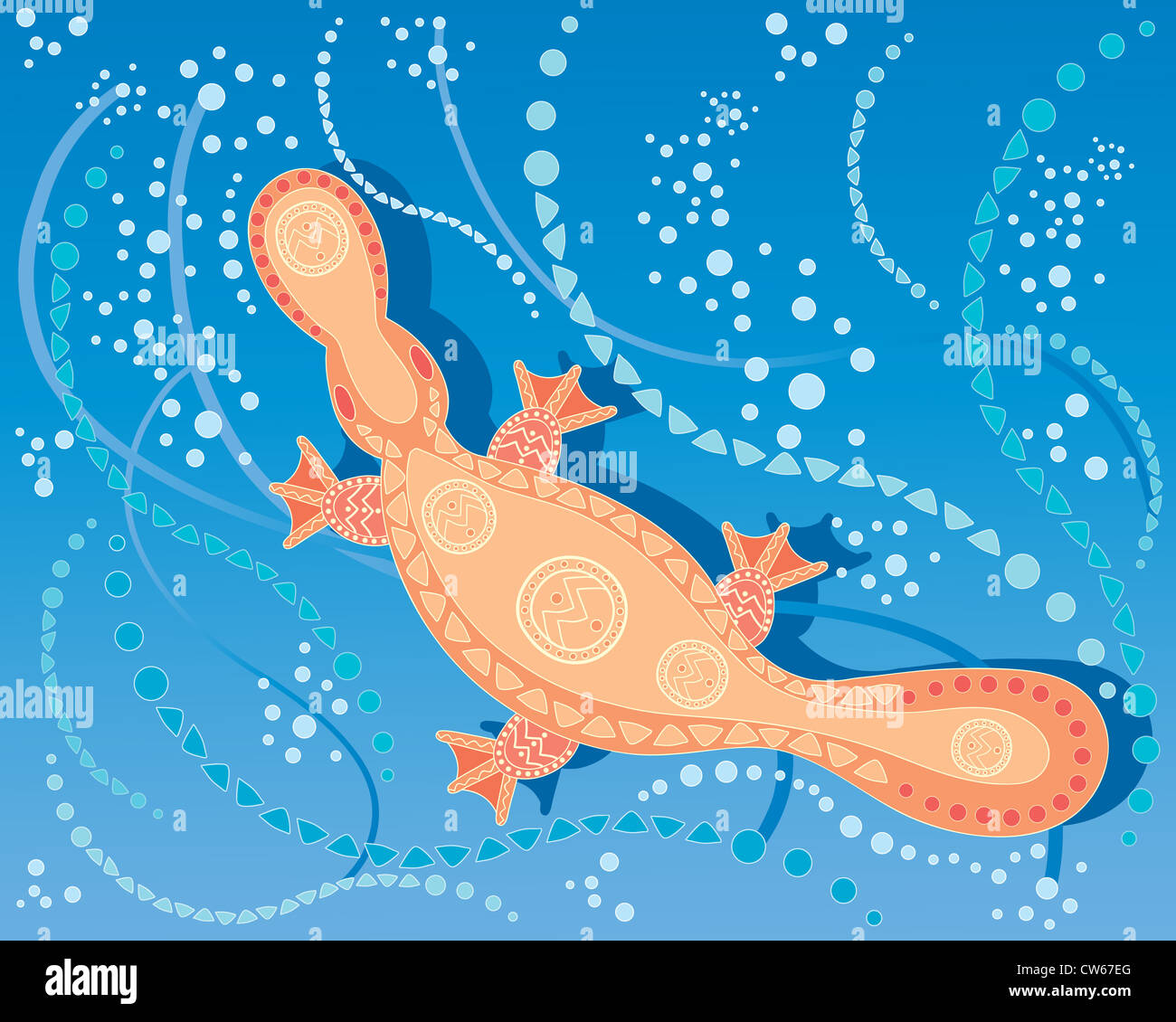 Australian aboriginal people illustration hi-res stock photography and ...
