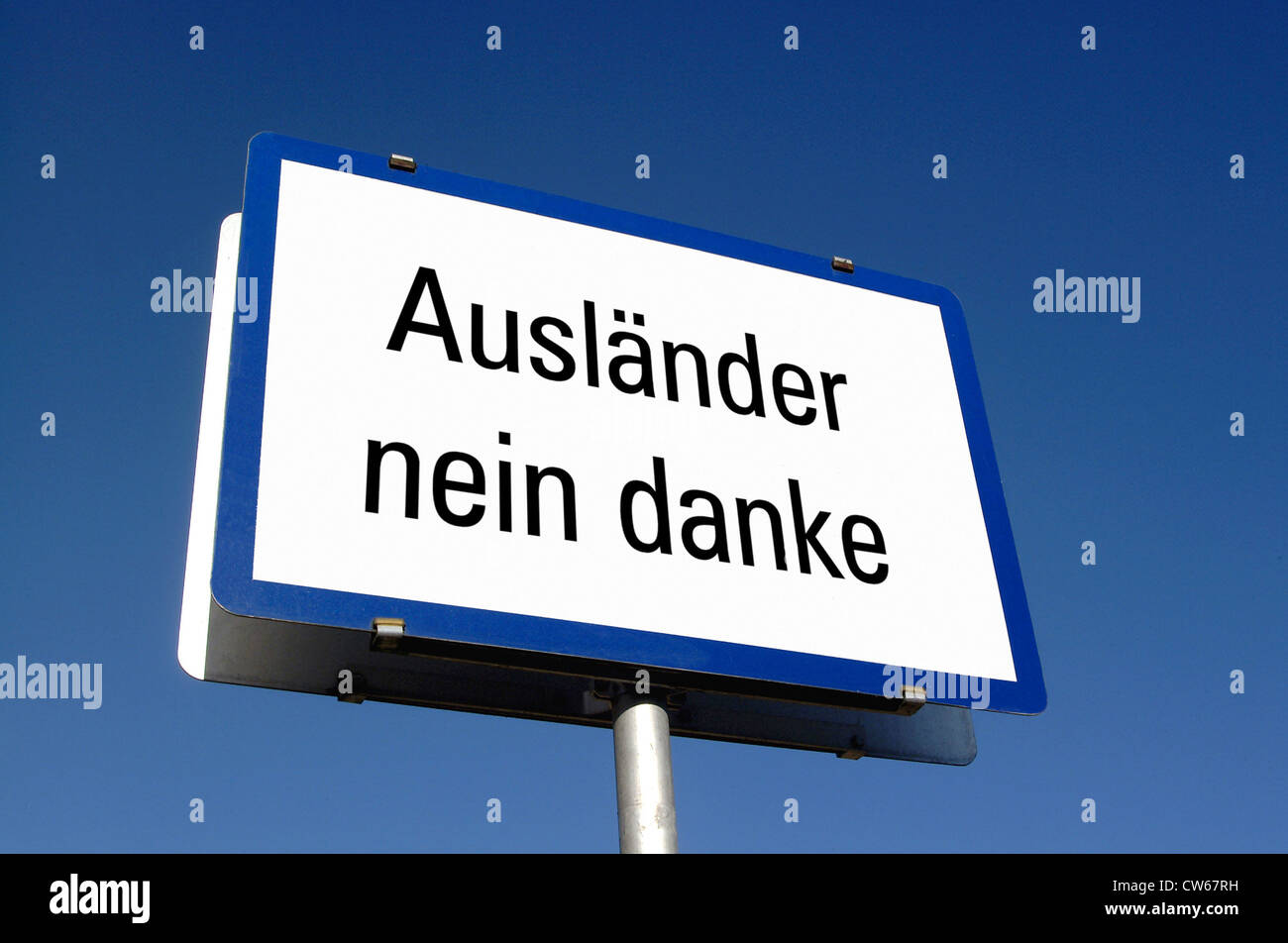 Foreigner no way sign hi-res stock photography and images - Alamy
