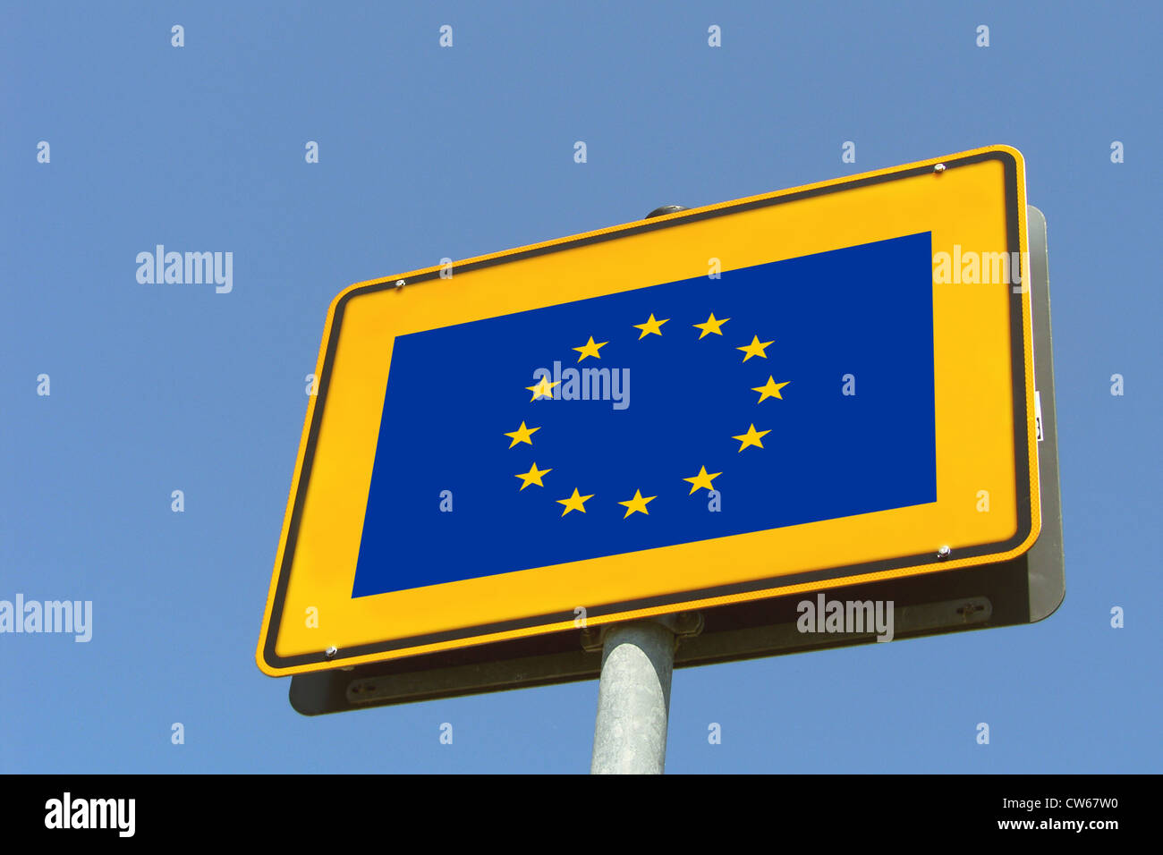 german road sign, EU Stock Photo - Alamy