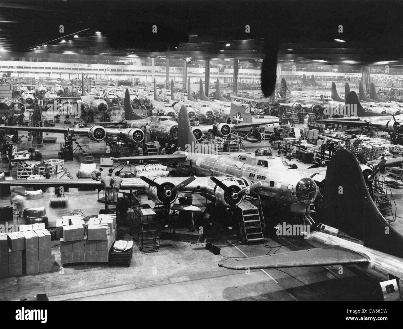 Boeing factories in Seattle, Washington, 1943 Stock Photo - Alamy