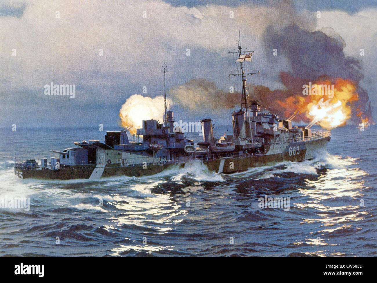 Historical naval destroyer hi-res stock photography and images - Alamy