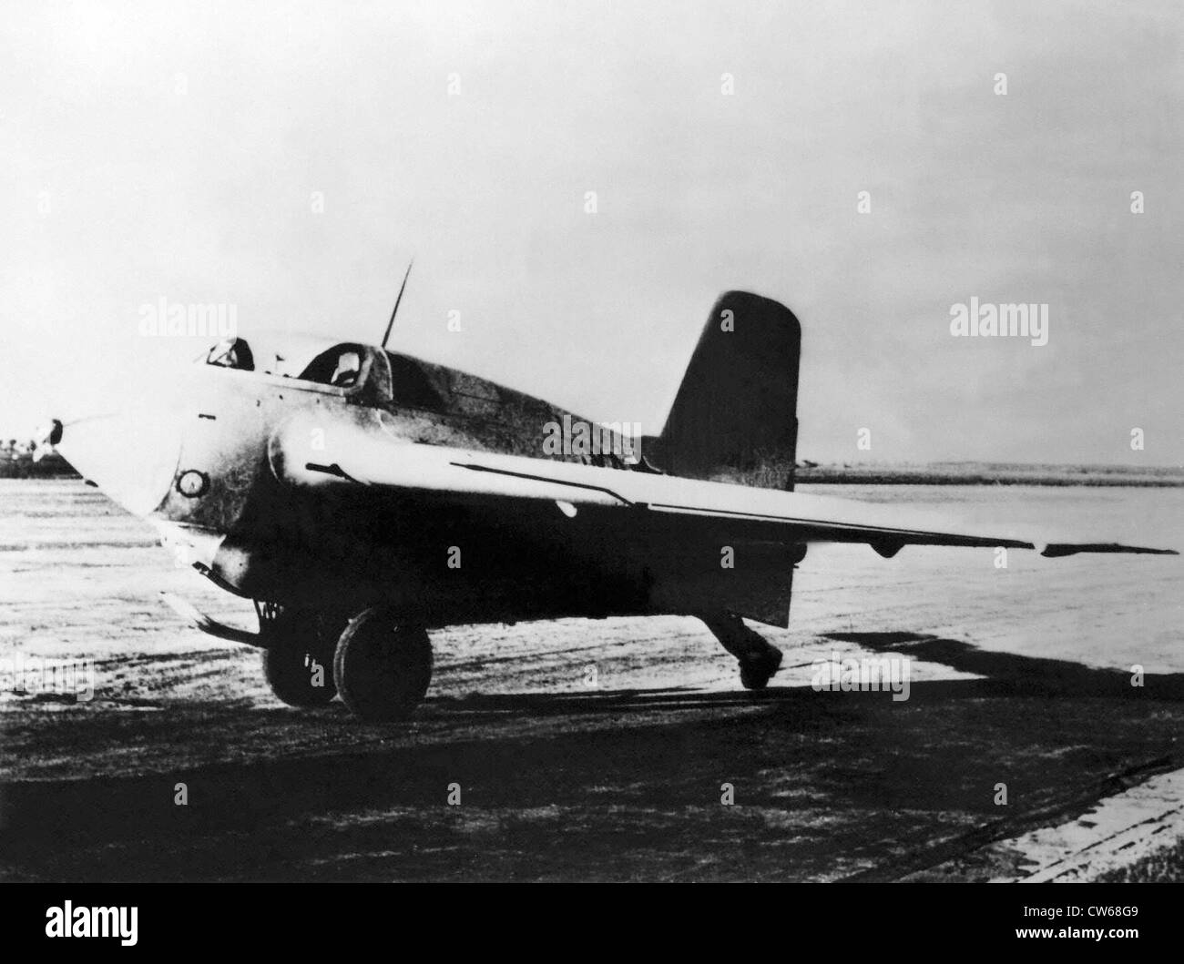 German Messerschmidt Me-163 rocket interceptor, 1944-1945 Stock Photo ...