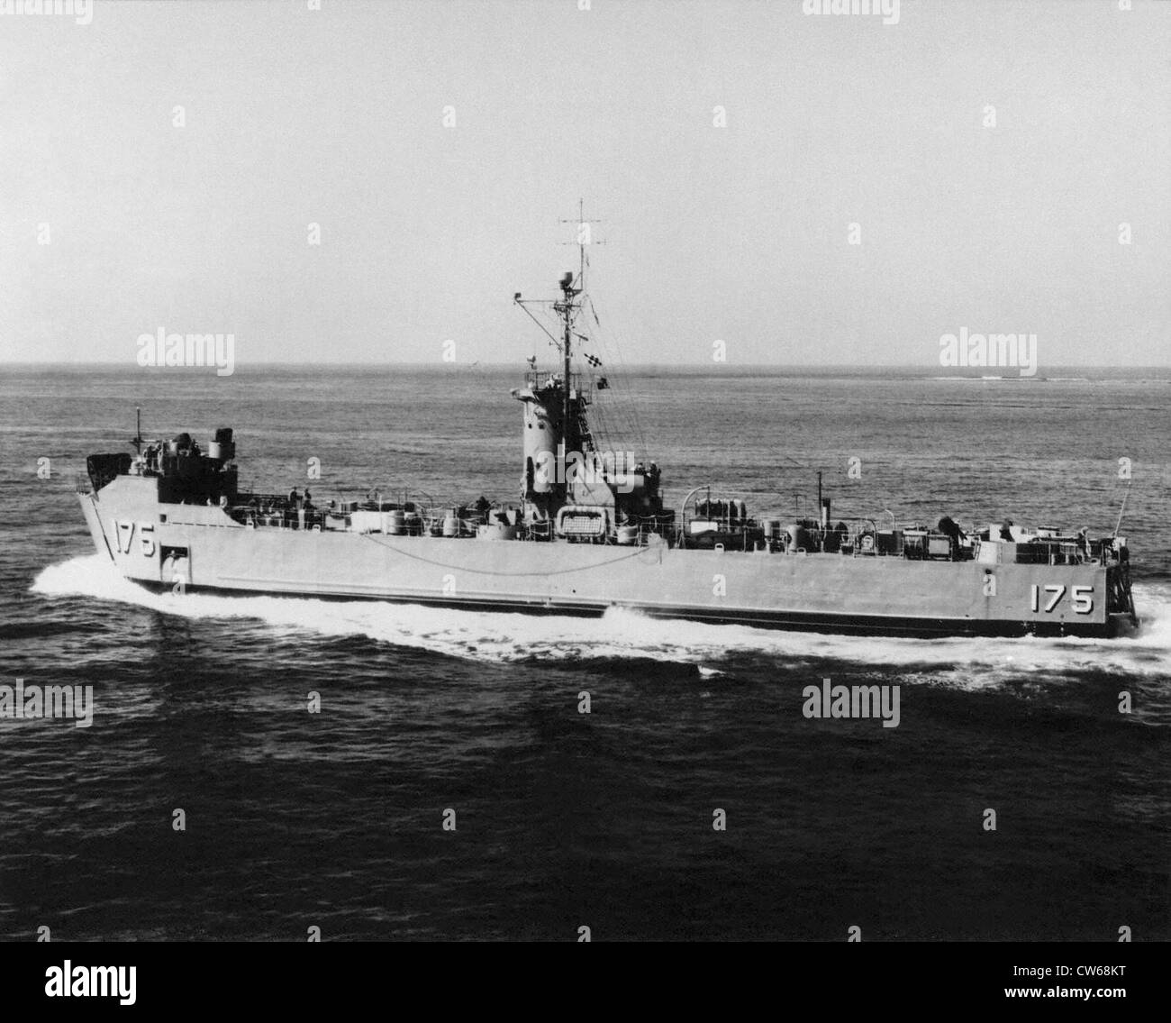 American LSM (Landing Ship Medium), World War II Stock Photo - Alamy